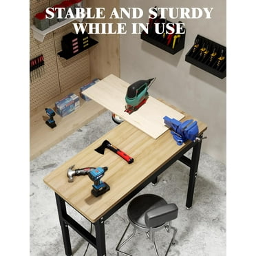 WORKPRO 48" Electric Desk, Adjustable Height, Dual Motor, 500 lbs Load ...