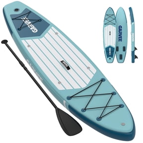 Goplus Large Inflatable SUP Board, Portable Paddle Board with 5D rings ...