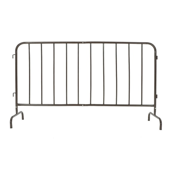 Ataucjin Interlocking Steel Barricade, 6ft Industrial Grade Metal ...