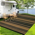 Ataucjin Large Outdoor Rug, Waterproof UV Resistant Reversible Foldable ...