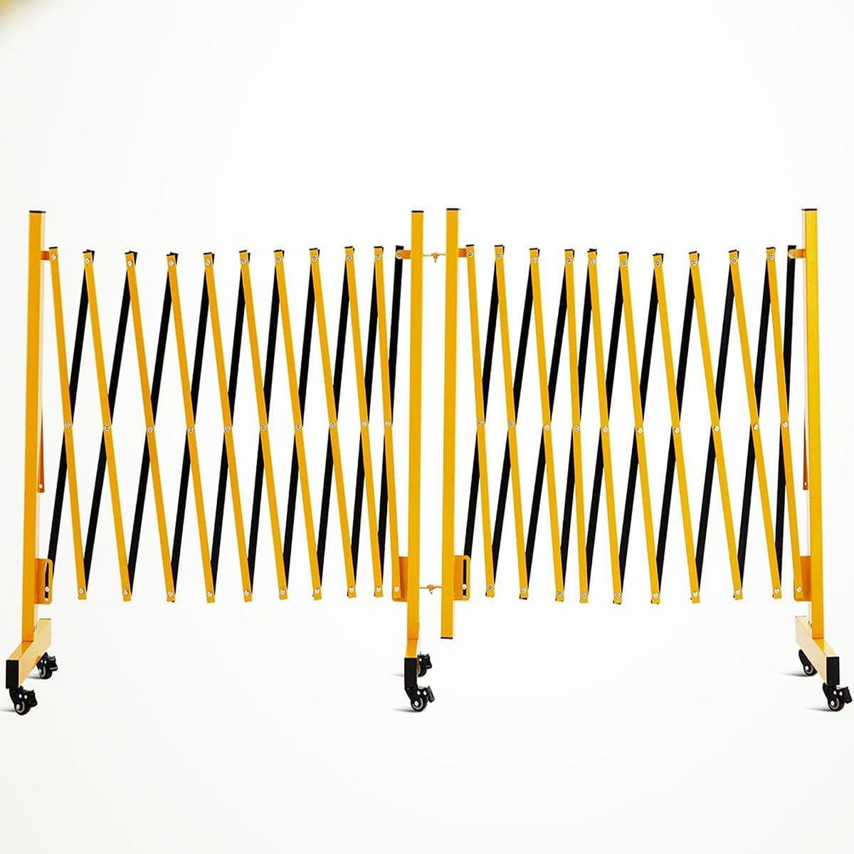 Ataucjin Metal Expandable Barricade Gate Outdoor, Folding Safety ...