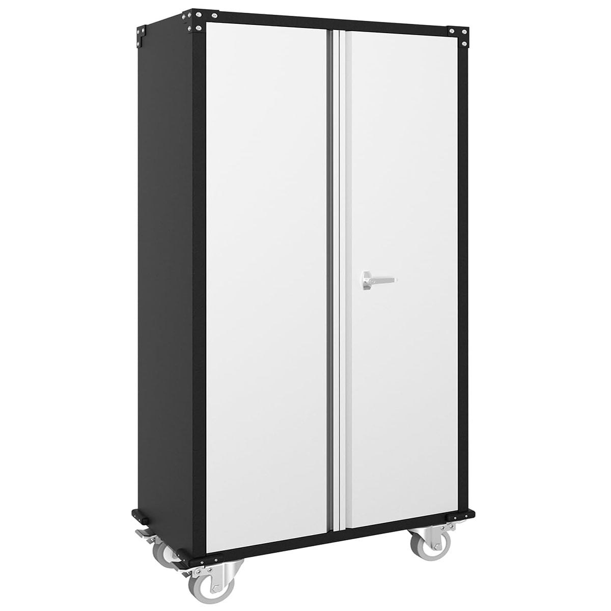 Ataucjin Metal Garage Storage Cabinet 72" H with Wheels, Tool Cabinet ...