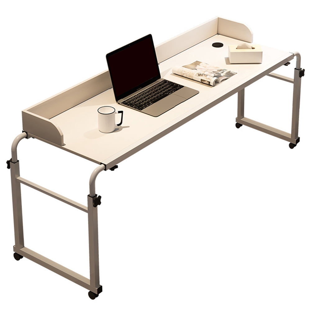 Ataucjin Overbed Table With Wheels, Overbed Desk Adjustable Overbed ...