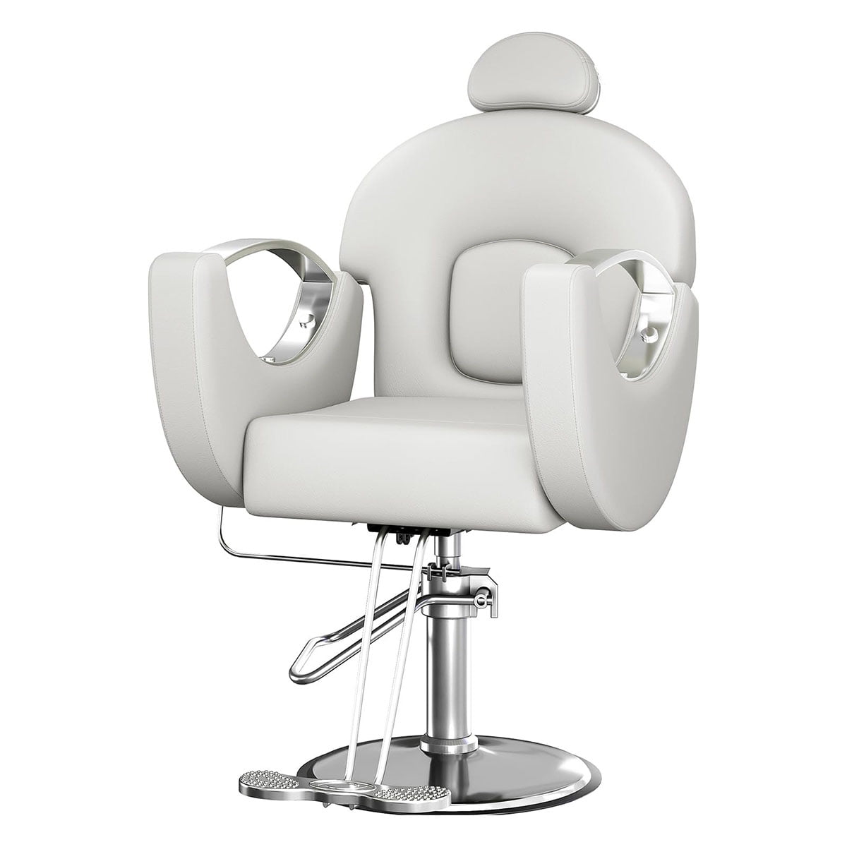 Ataucjin Reclining Salon Chair for Hair Stylist, 360° Swivel and Height ...