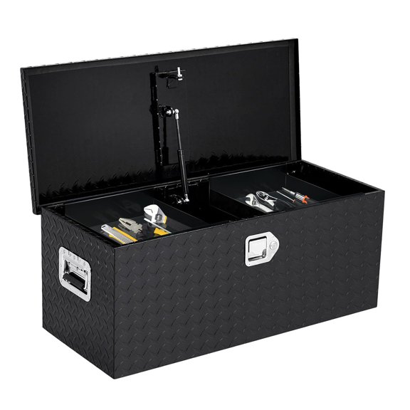 ChaoLink 35" Truck Bed Tool Box, Heavy Duty Aluminum with Sliding Shelf ...