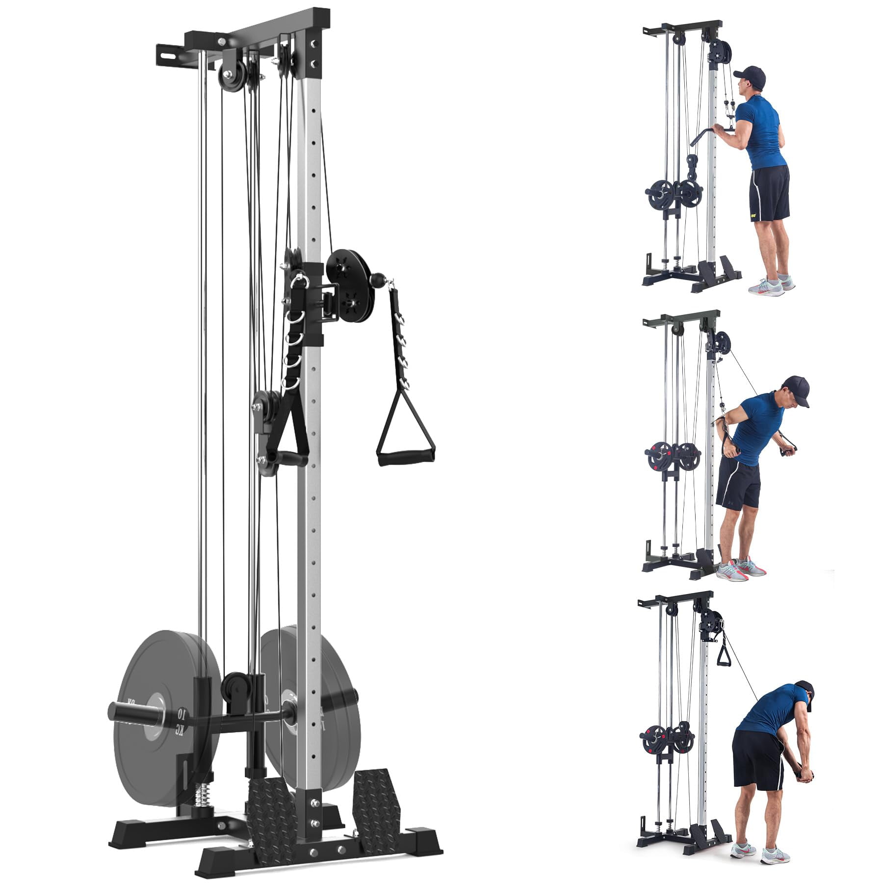 Ataucjin Wall Mount Cable Machine,LAT Power Cable Machine, LAT Pull ...
