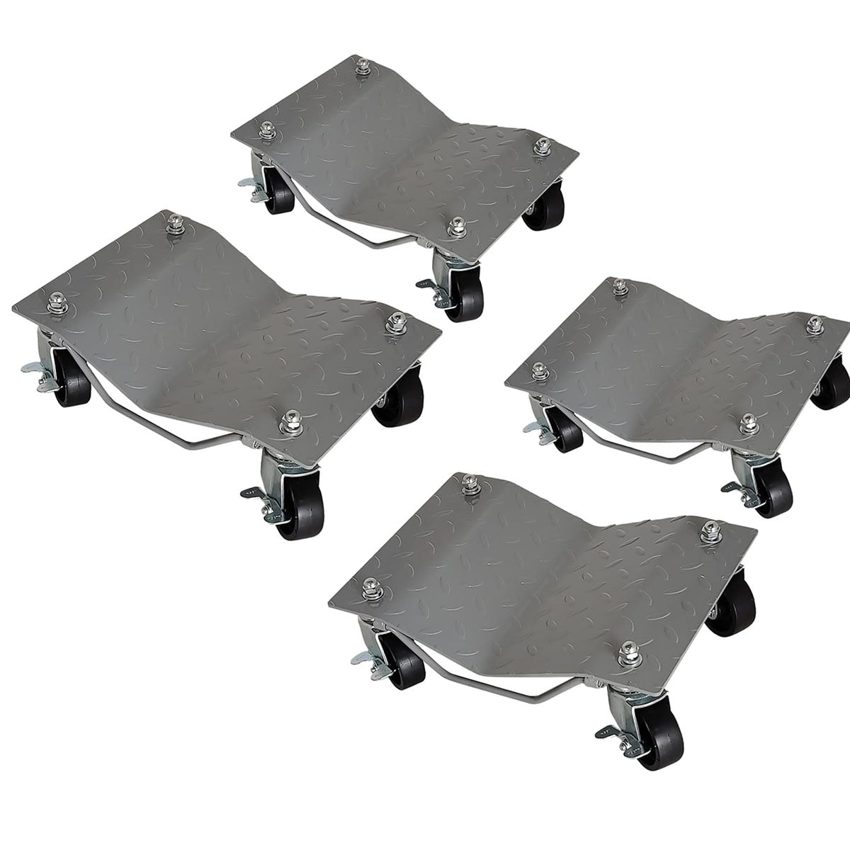 Ataucjin Wheel Dolly Set of 4, 6000 Lbs Load Capacity Vehicle Dolly ...