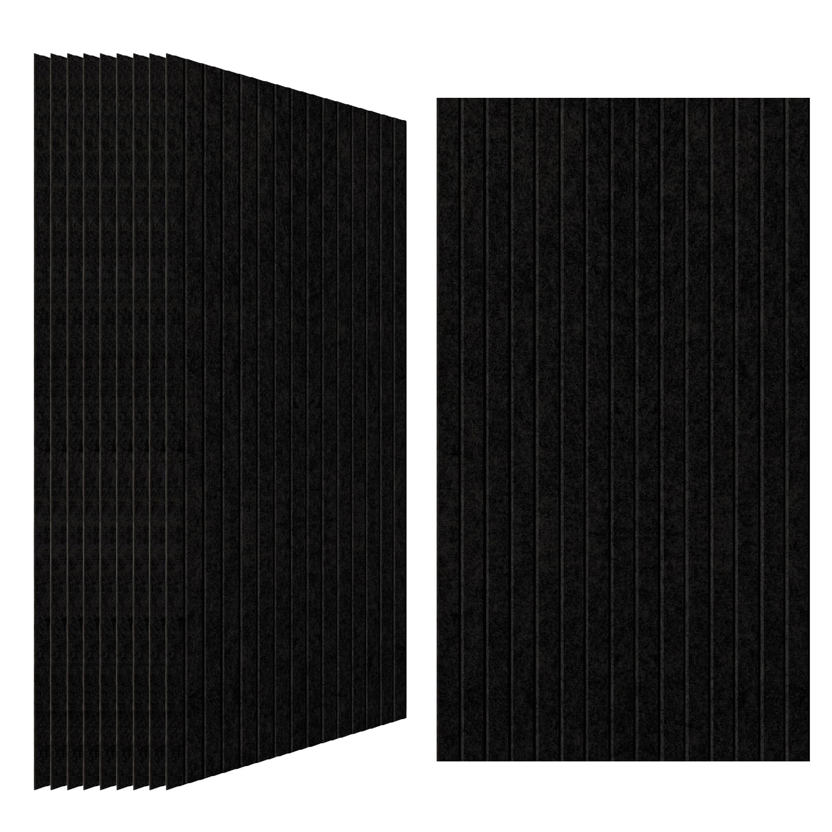 Ataujin Professional Acoustic Wall Panels, 10 PCS Recycled PET Sound ...