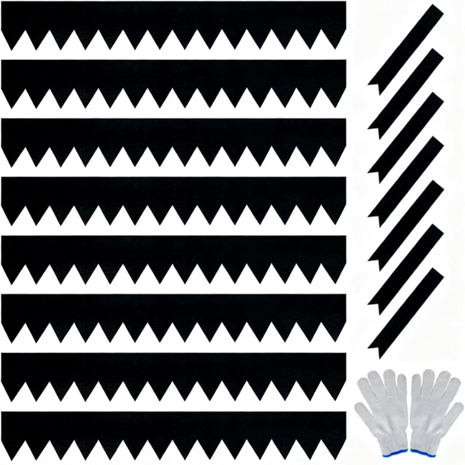 Ataujin Steel Landscape Edging, Bendable Garden Edging Border, Weather ...