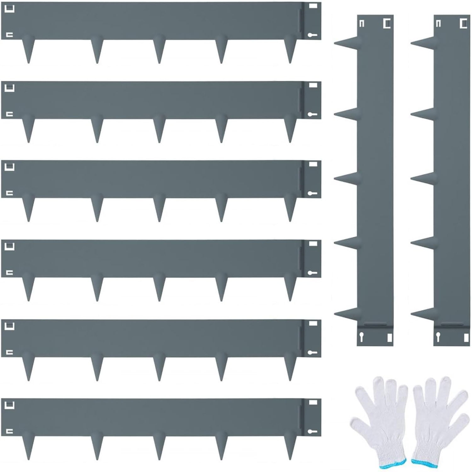 Ataujin Steel Landscape Edging, Weather-Resistant & Pre-Rust Metal ...