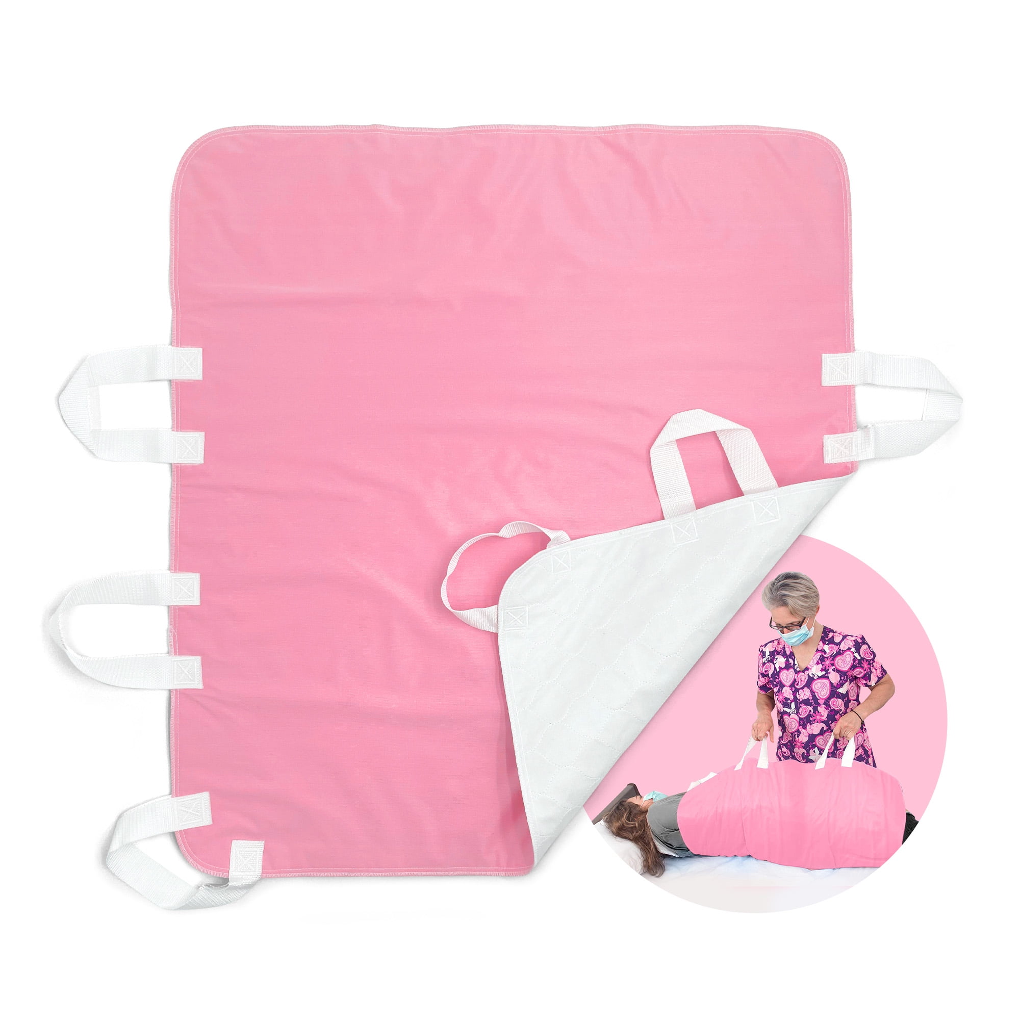 Atcha Ba Positioning Bed Pad with Handles, Incontinence Patient Lift ...