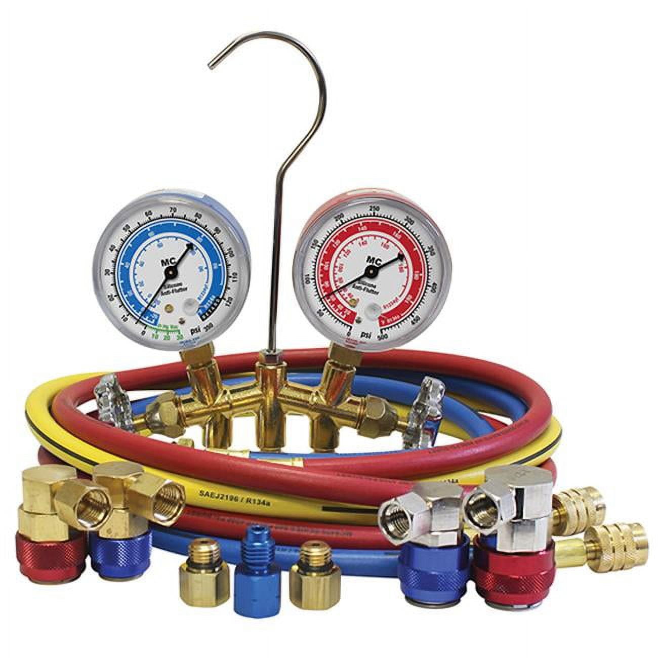 R1234yf/R134a Brass Manifold Gauge Set 3681 - Walmart.com