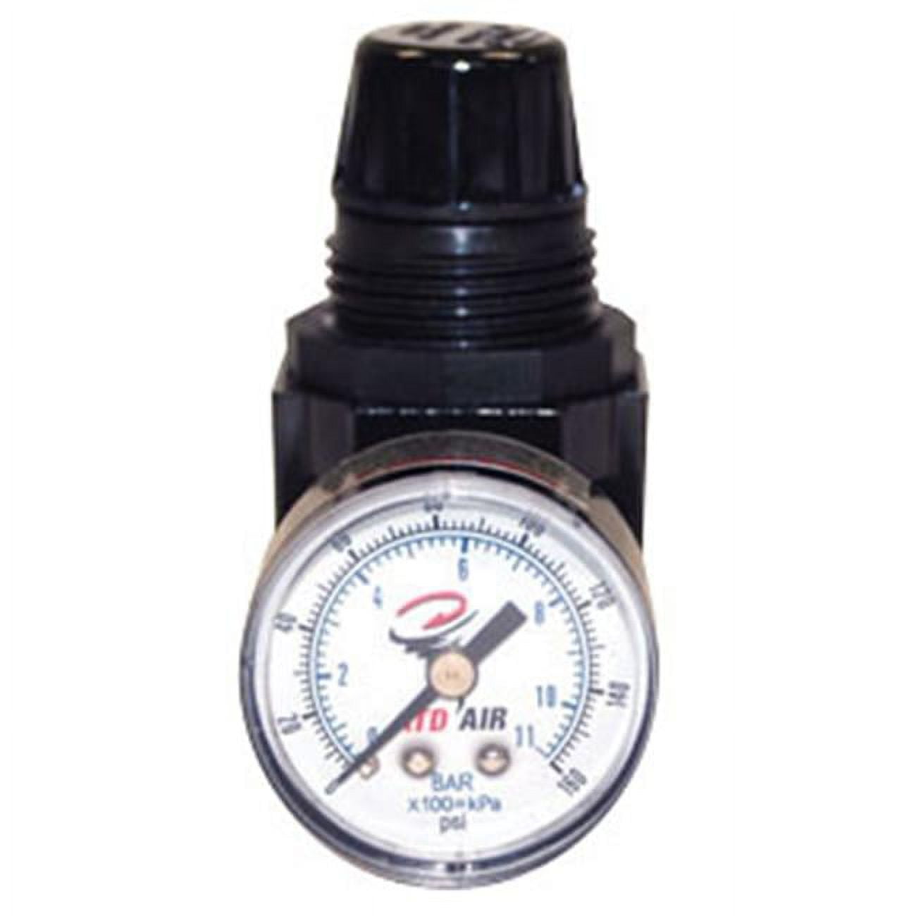 Mini 1/4” NPT Air Regulator with Gauge, 25 SCFM 7841 - Walmart.com