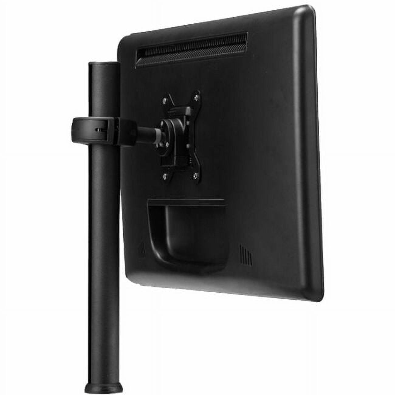 Atdec 16.5in pole desk mount with one display head - Loads up to 26.5lb ...