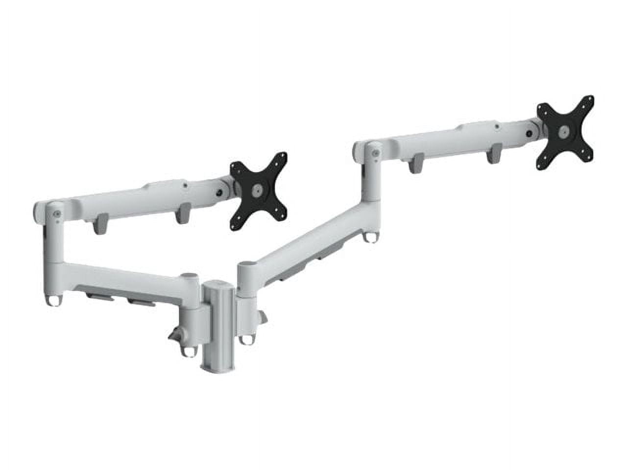Atdec Dynamic Dual Monitor Desk Mount Arm Silver AWMS2D13FS - Walmart.com