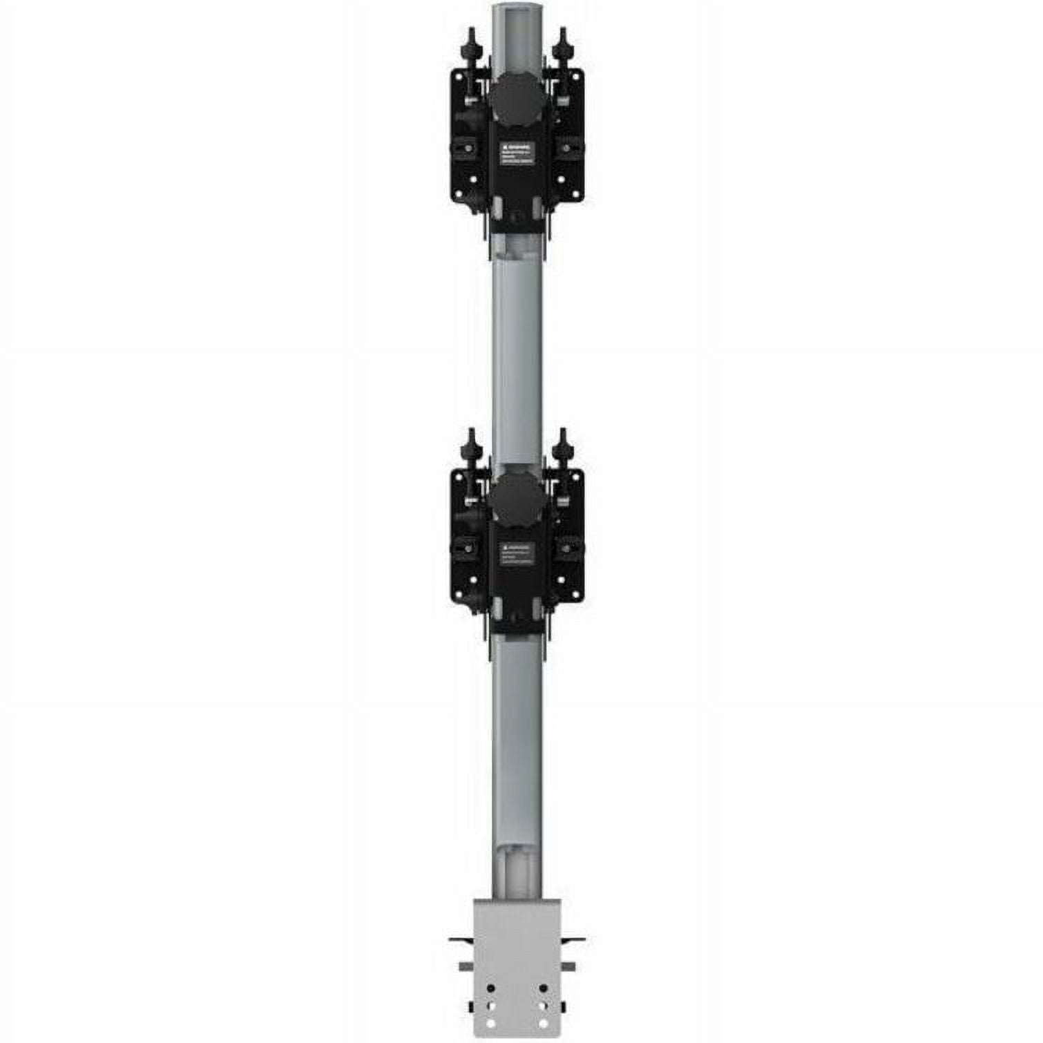 Atdec Heavy Duty Dual Vertical 24-55" Monitor Desk Mount Silver ...