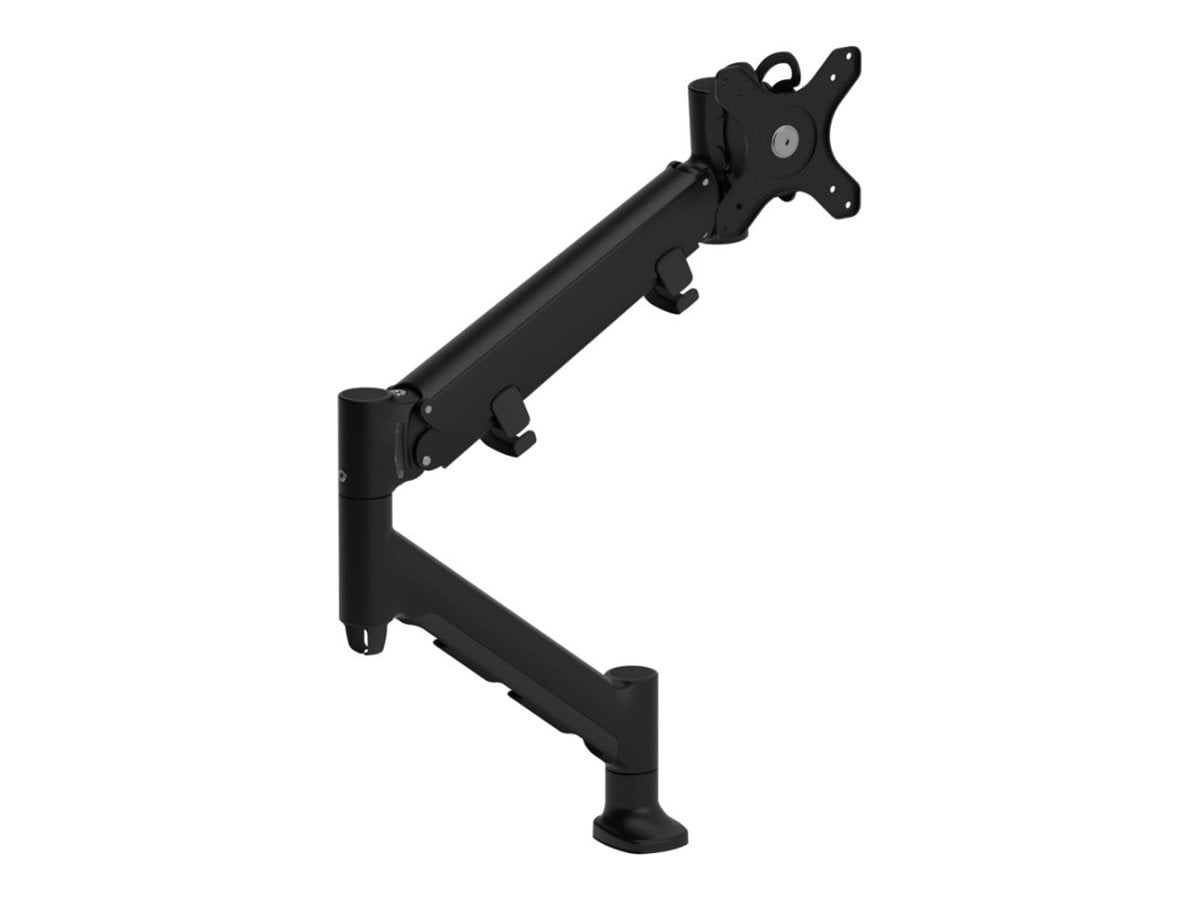 Atdec Heavy-Duty Dynamic Monitor Arm Desk Clamp 13-35lb Capacity Black ...