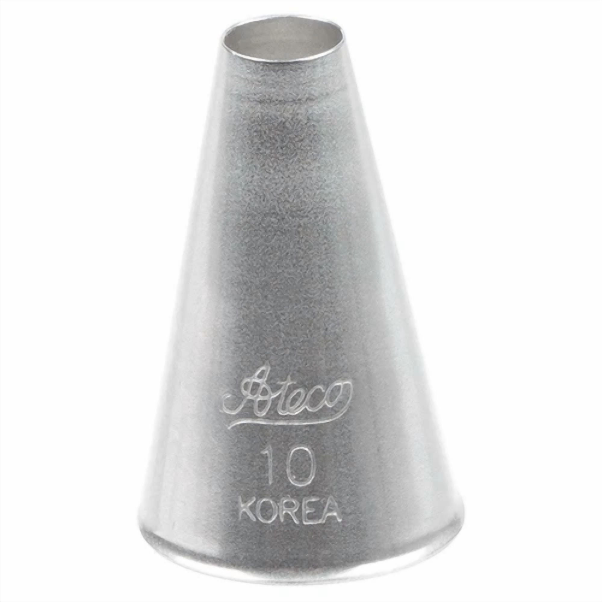 Ateco 10 Piping Cake Decorating Tubes, Plain Tips For Pastry, Bakeware ...