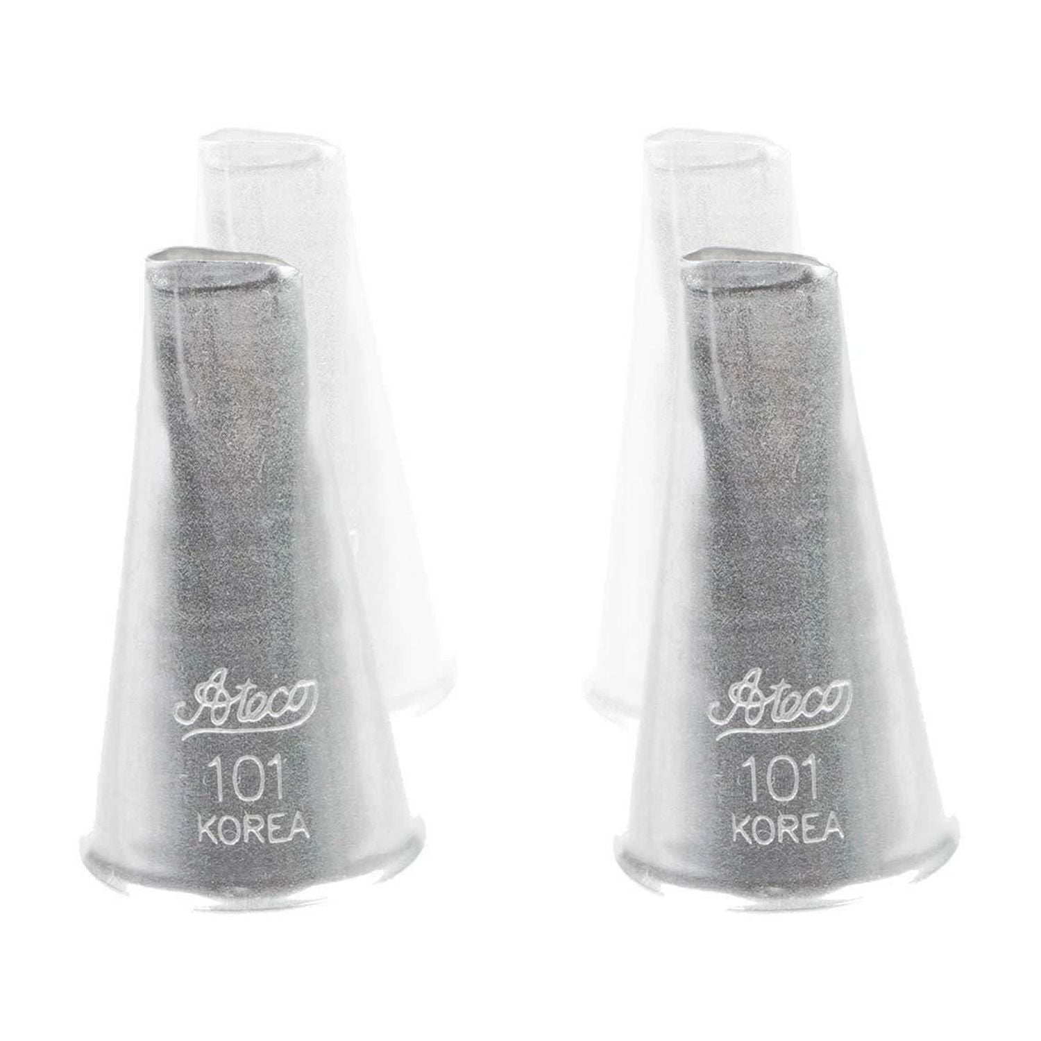 Ateco 101 Rose Piping Cake Decorating Tubes, Plain Tips For Bakeware (2 ...