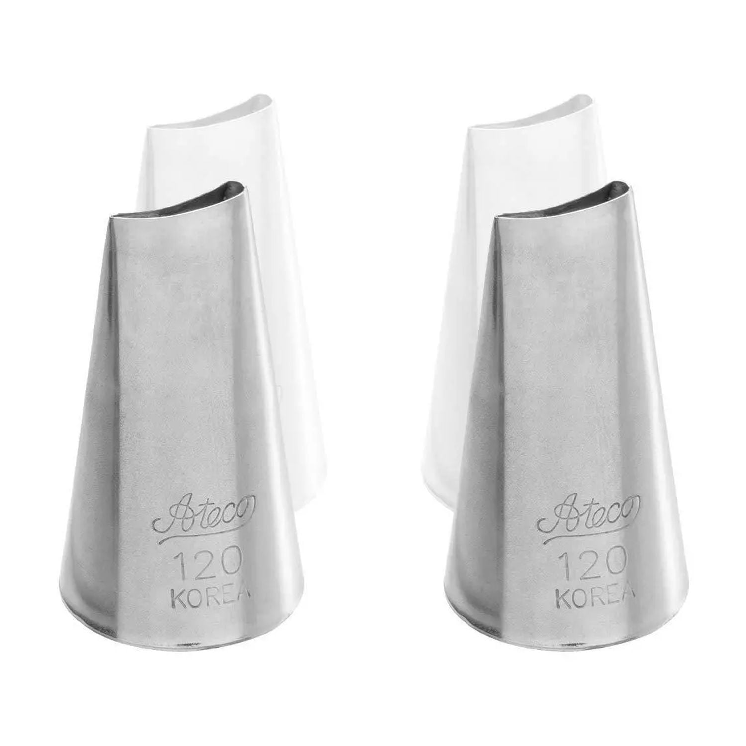Ateco 120 Curved Petal Piping Cake Decorating Tubes, Tips For Bakeware ...