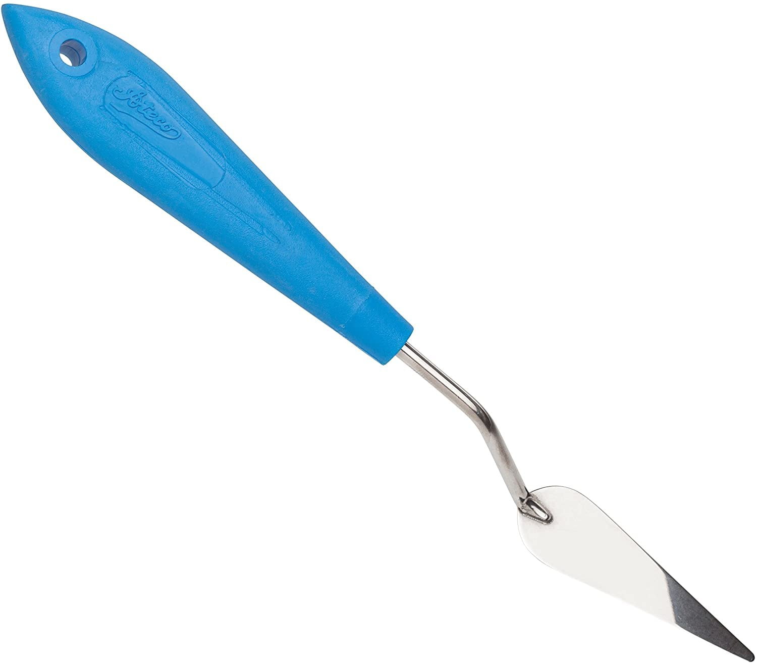 Ateco 1361 Offset Spatula, 2.4" Tear Drop Shape Trowel, Non-Slip ...