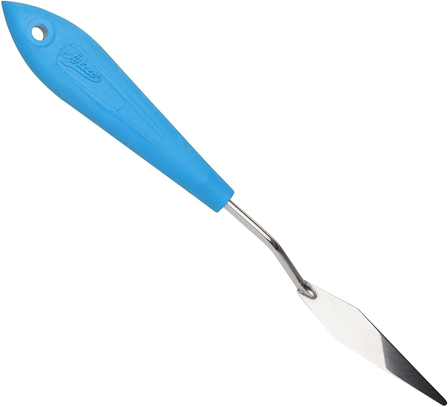 Ateco 1363 Offset Spatula, 2.9" Diamond Shape Trowel, Non-Slip Plastic ...