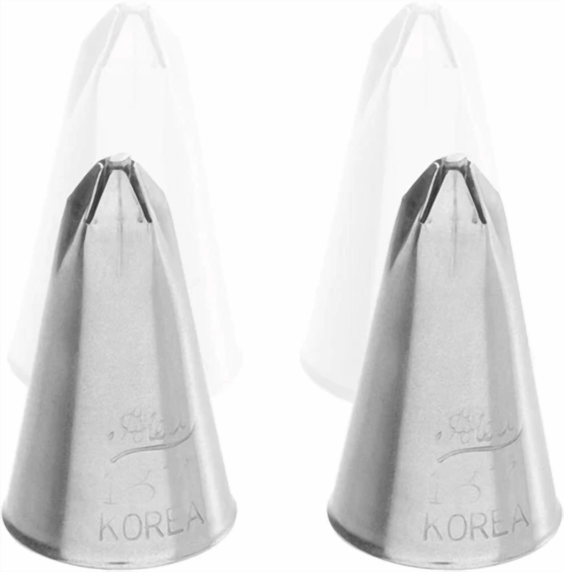Ateco 137 Drop Flower Piping Tip Cake Decorating Tubes For Bakeware (2 ...