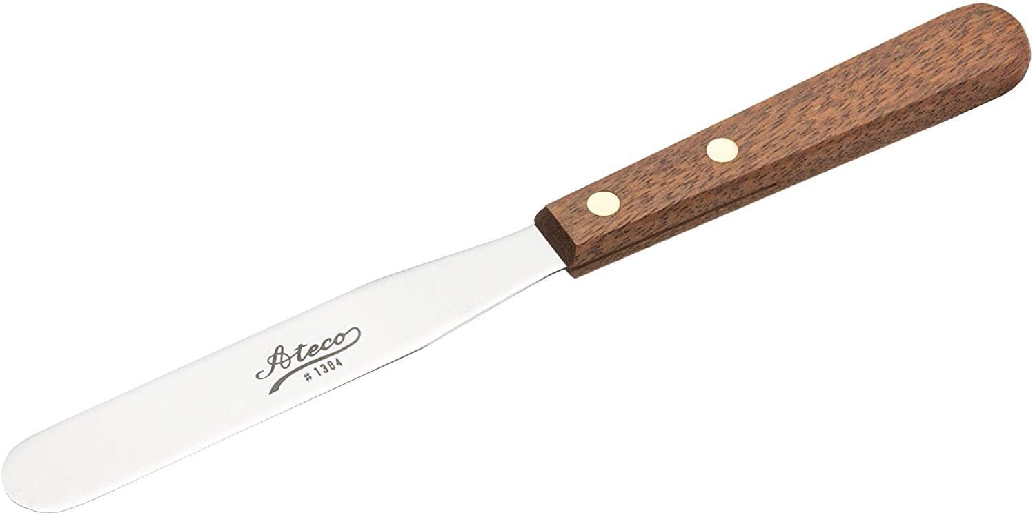 Ateco 1384 Straight Spatula, 4.5 Inch, Wood - Walmart.com