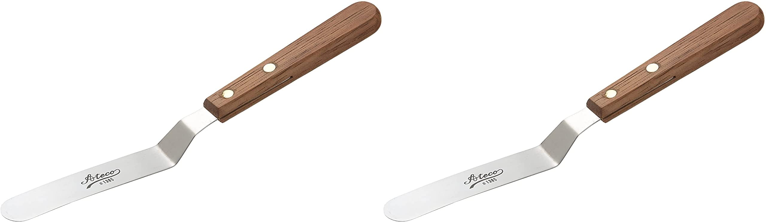 Ateco 1385 Spatula Icing Frosting Spreader Decorating Tool - Wood ...