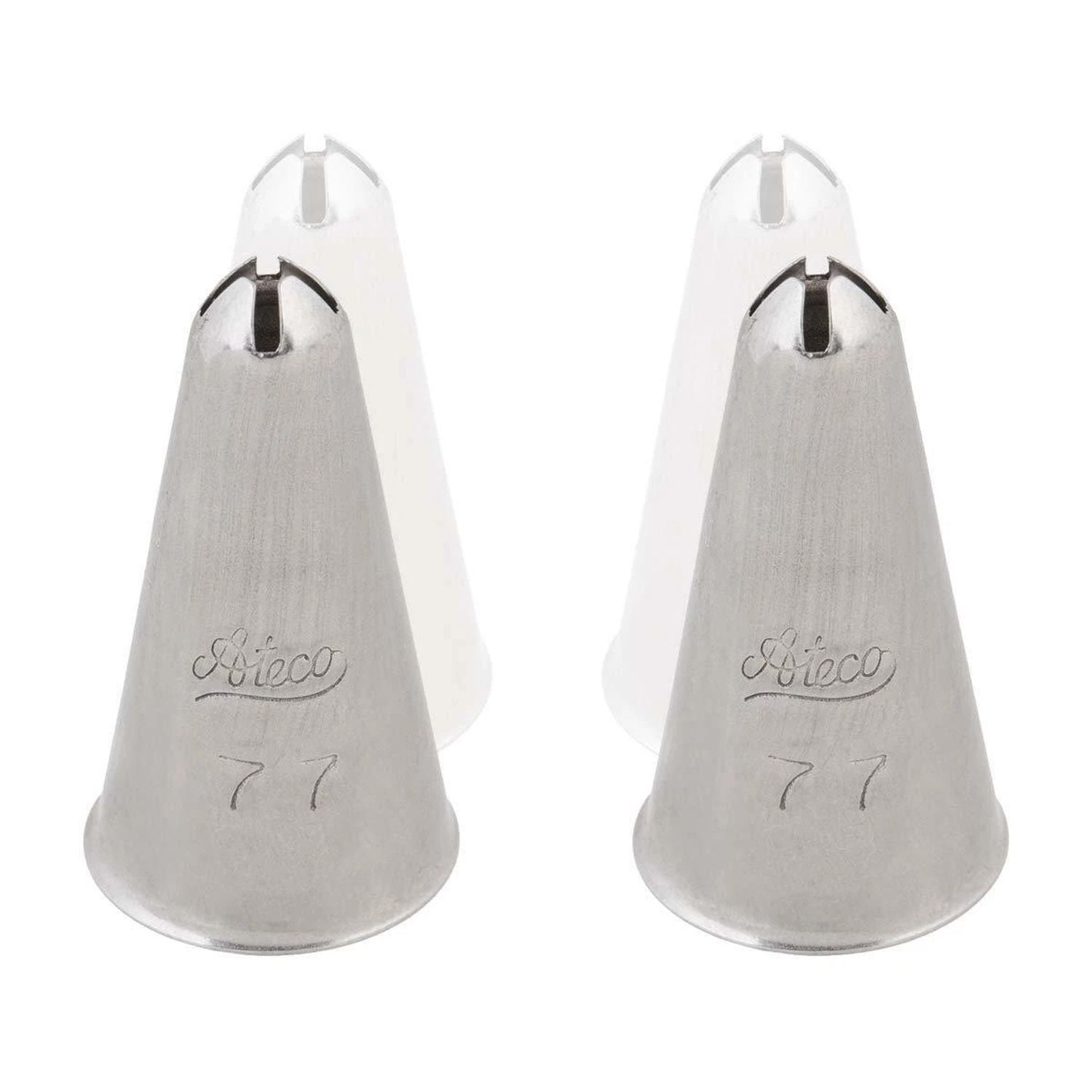 Ateco 77 Cross-Top Piping Cake Decorating Tubes, Plain Tips For ...