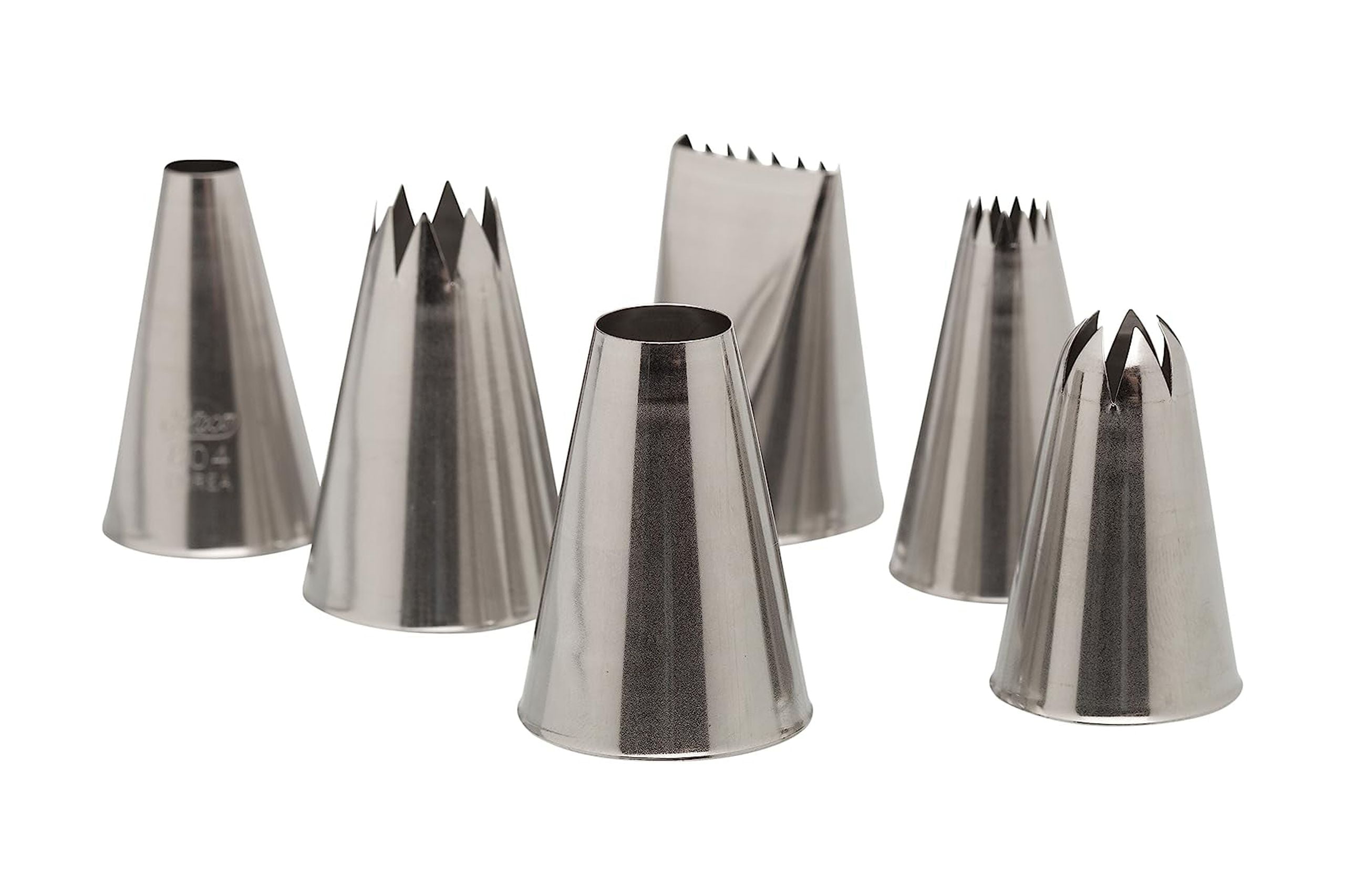 Ateco Cake, 787 6 pc Decorating Tip Set, Silver - Walmart.com