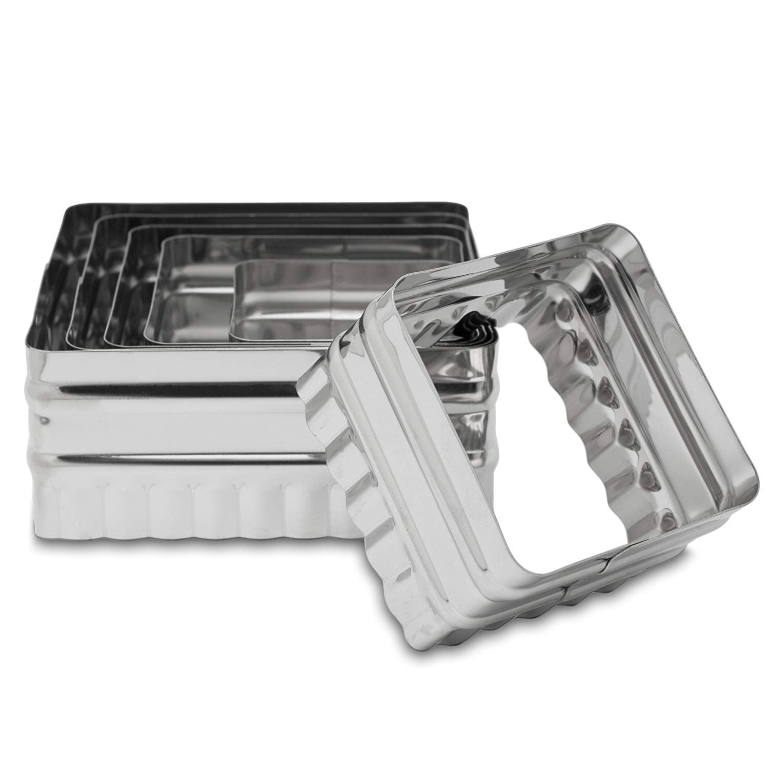 Ateco Double Sided Square Cutter Set 6pc - Walmart.com