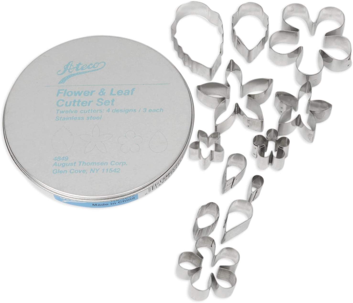 Ateco Flower & Leaf Cutter Set - Walmart.com