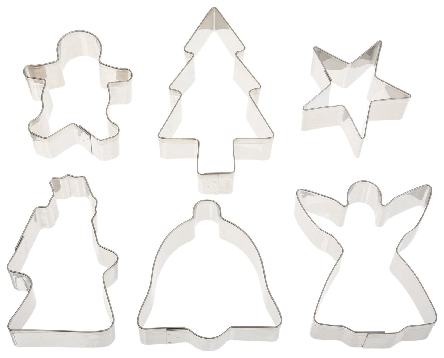 Ateco Stainless Steel Christmas Cookie Cutters - Walmart.com