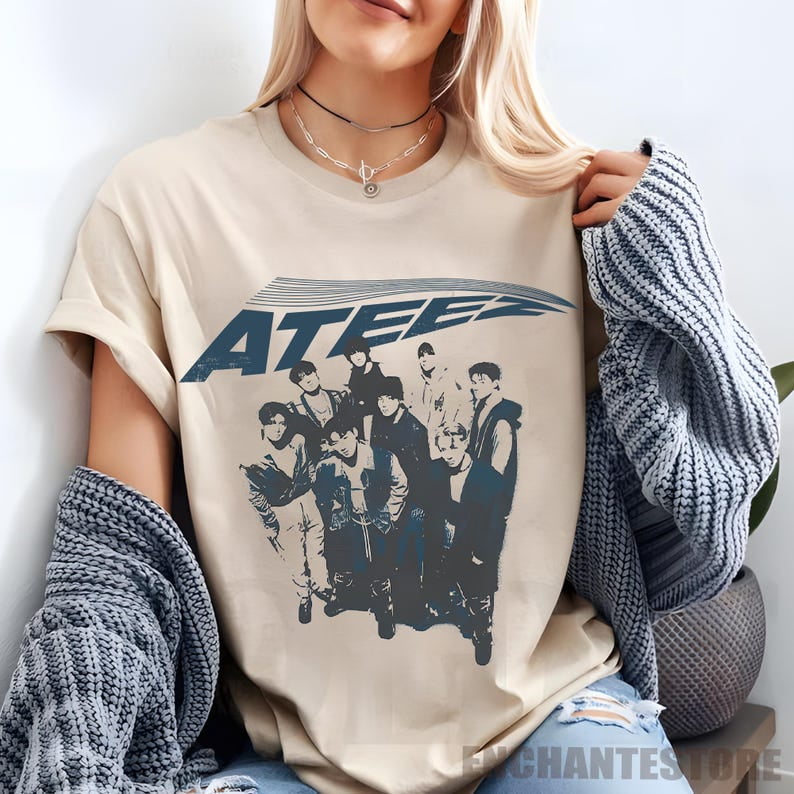 Ateez 2025 World Tour in Fantasy Tshirt, ATEEZ Golden Hour Part 2 Shirt ...