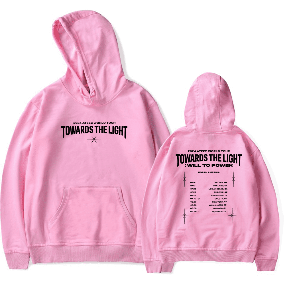 Ateez Merch Hoodie 2024 Ateez World Tour Towards The Light Hoodies Kpop ...