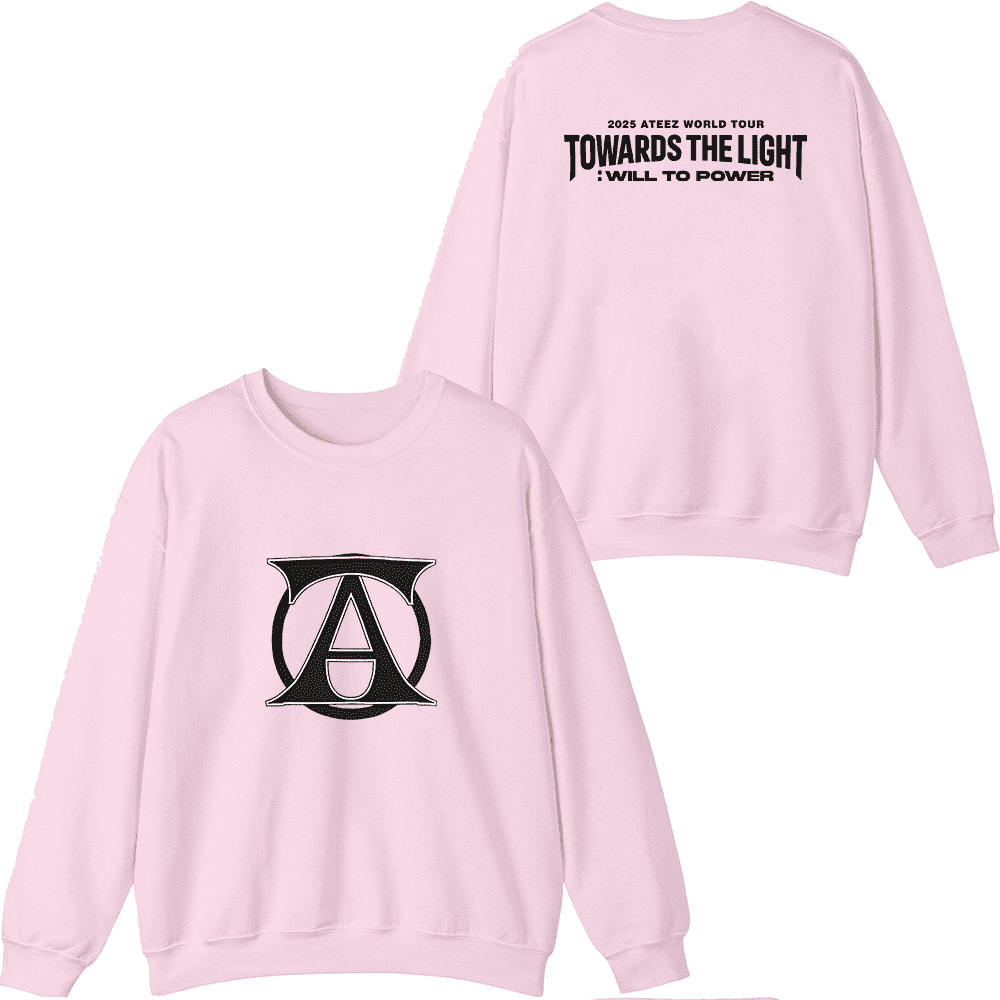 Ateez Merch Logo Crewneck Tour Sweatshirt Fashion Unisex Men Women Kpop ...