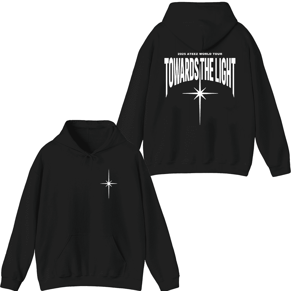 Ateez Merch Towards The Light 2025 Tour Hoodie Hoodies Unisex Men Women ...