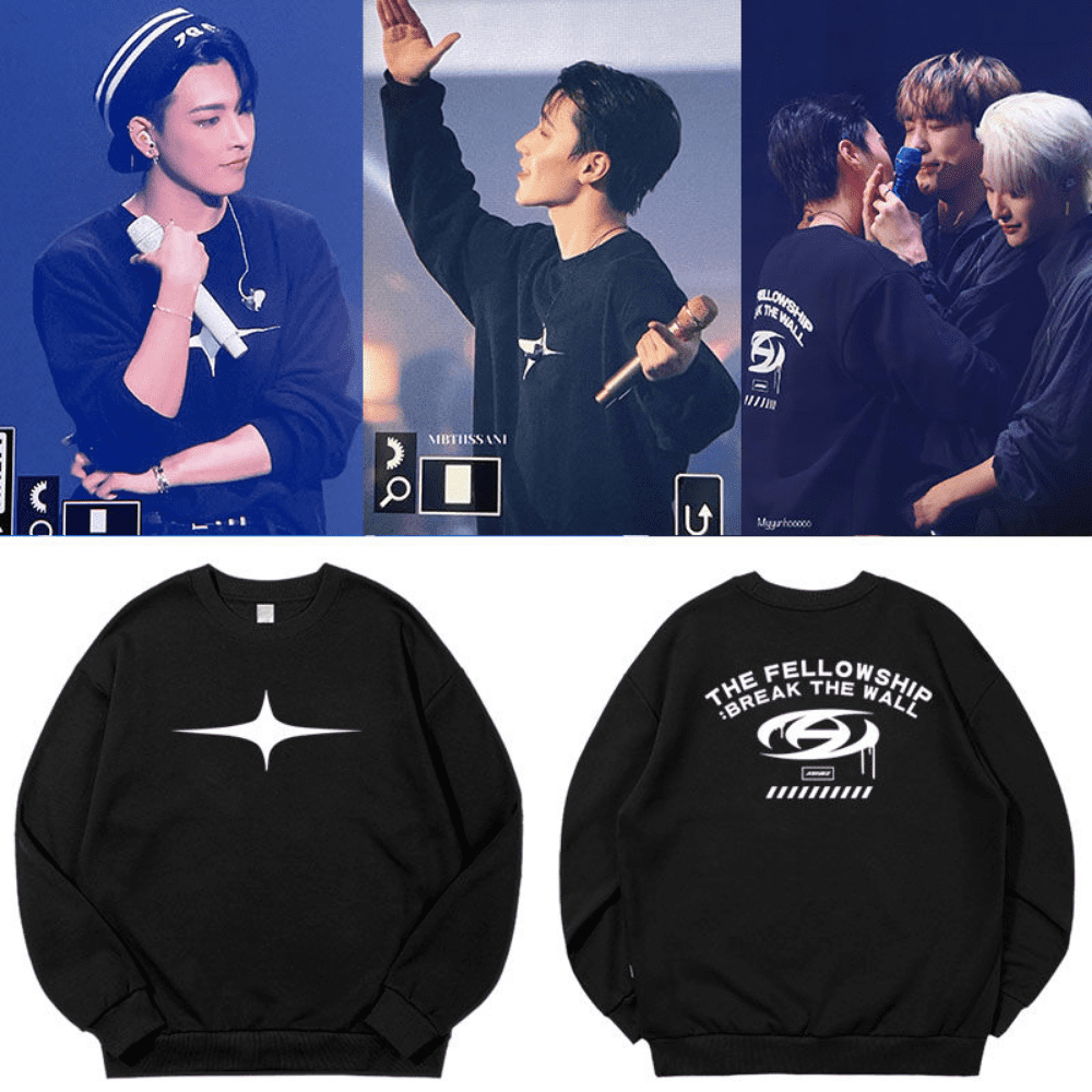 Ateez Sweatshirts Kpop Streetwear Winter Pullover Men Pullover ...