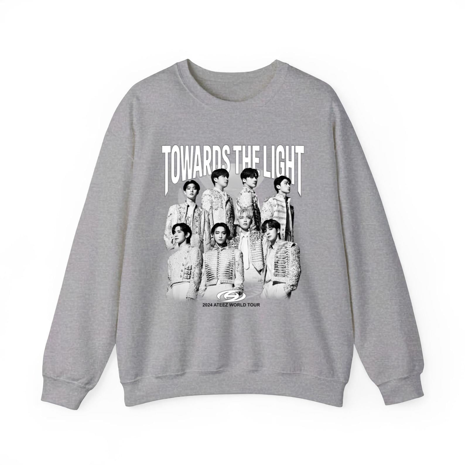 Ateez Towards the light world tour 2024 tshirt ateez tour shirt, NEW ...