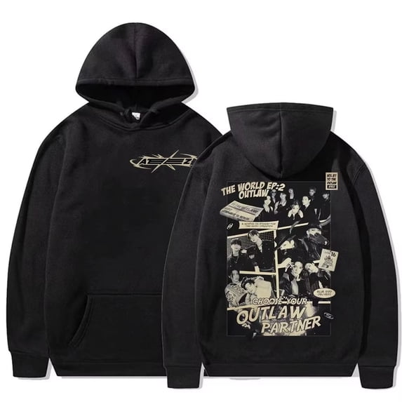 Ateez World Tour Hooded Sweatshirt Street Fashion Tide Men's And Women ...