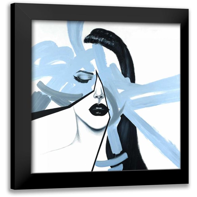 Atelier B Art Studio 12x12 Black Modern Framed Museum Art Print Titled ...
