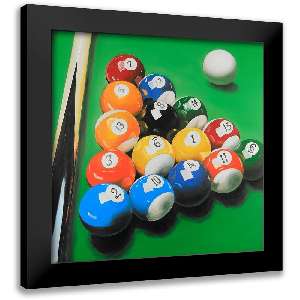 Atelier B Art Studio 12x12 Black Modern Framed Museum Art Print Titled ...