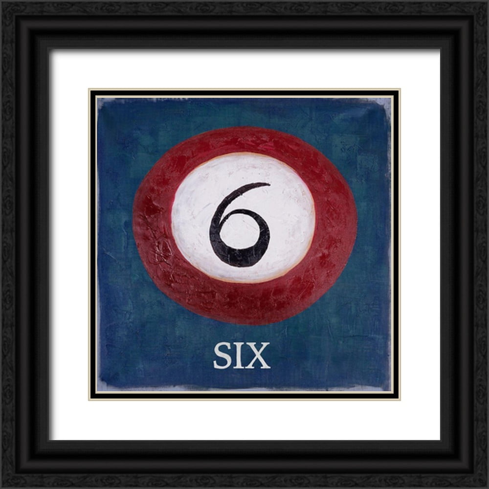 Atelier B Art Studio 12x12 Black Ornate Wood Framed with Double Matting ...