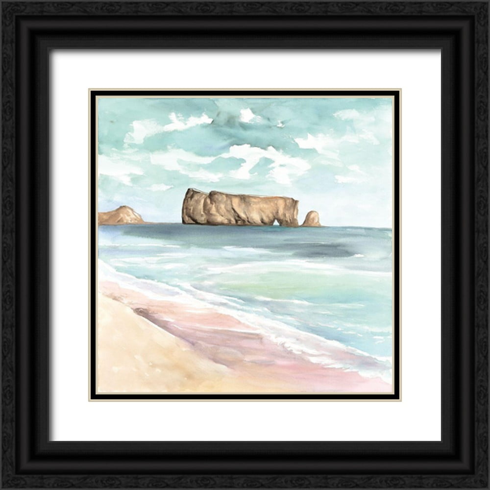 Atelier B Art Studio 12x12 Black Ornate Wood Framed with Double Matting Museum Art Print Titled ...