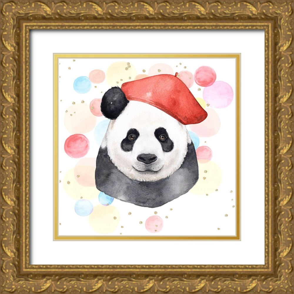 Atelier B Art Studio 12x12 Gold Ornate Wood Framed with Double Matting ...