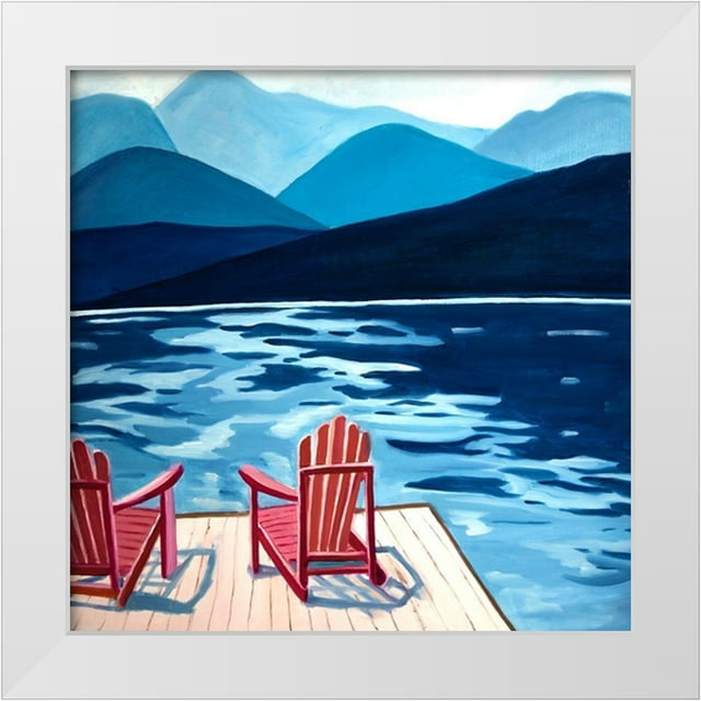 Atelier B Art Studio 12x12 White Modern Wood Framed Museum Art Print ...