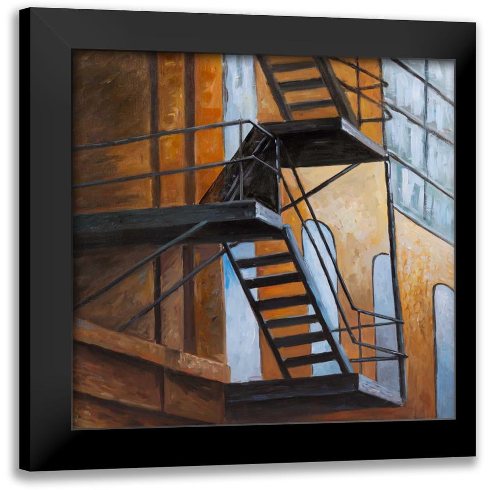 Atelier B Art Studio 15x15 Black Modern Framed Museum Art Print Titled ...