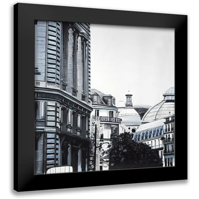 Atelier B Art Studio 15x15 Black Modern Framed Museum Art Print Titled ...