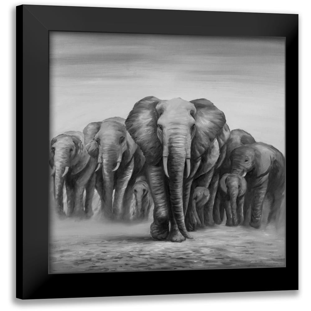 Atelier B Art Studio 15x15 Black Modern Framed Museum Art Print Titled ...